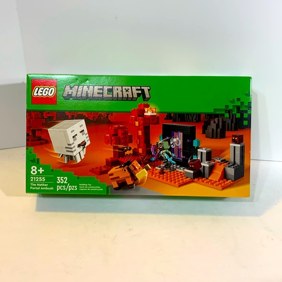 Lego | Toys | Lego Minecraft The Nether Portal Ambush Building Toy 2255 ...